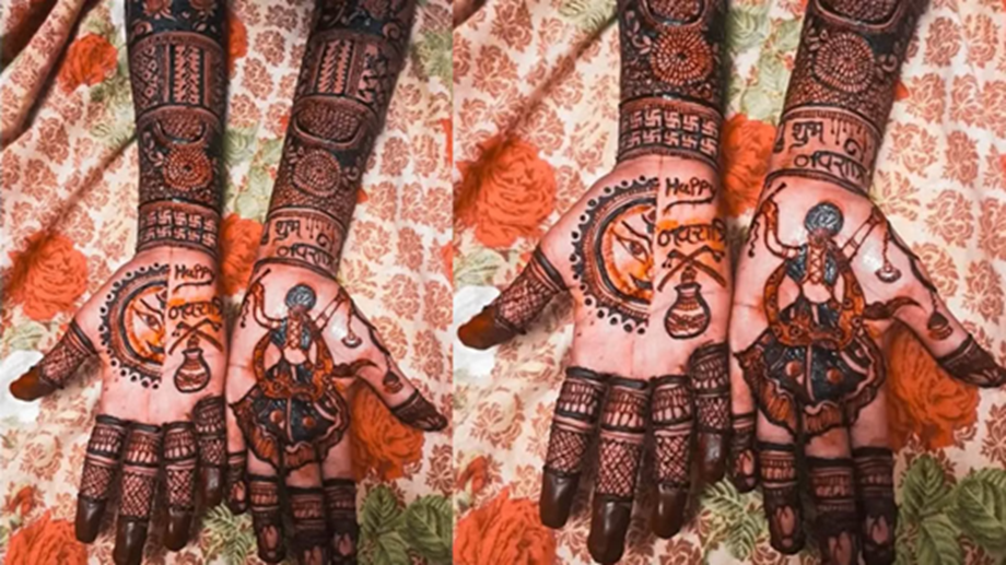 Maa Durga Mehndi Design: These mehndi designs are for devotees of Maa ...