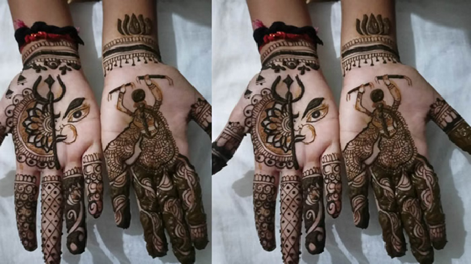 Maa Durga Mehndi Design: These mehndi designs are for devotees of Maa ...